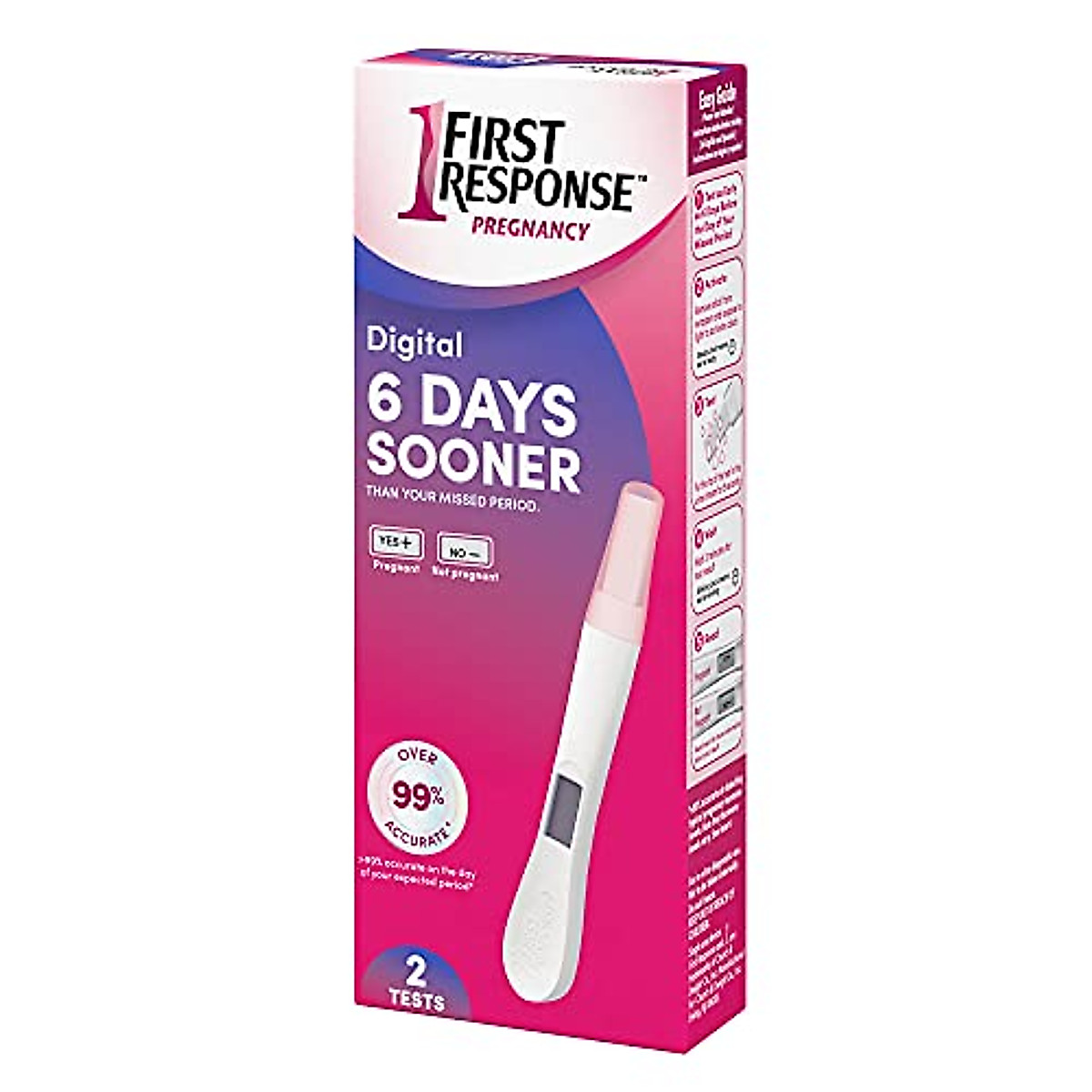 First Response Gold Digital Pregnancy Test, 2 Pack