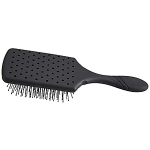 Wet Brush Paddle Detangler Hair Brush Black with Soft Bristles, Perfect Hair Brush for Men, Women and Kids, Detangler for All Hair Types - Blackout
