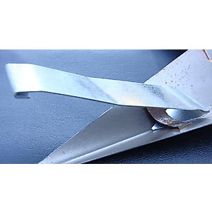 Galvanized Metal Siding Decor Hook Used to Display Your Barn Star or Other Holiday Decorations. Holds About 15 Pounds with Easy Installation, Does Not Require Bolts, Screws or Nails. No Tools Required. Amish Handmade of Galvanized Metal to Avoid Rust That