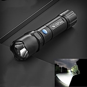 Dyegold LED Flashlight,High Lumens Super Bright Flashlight, Zoomable, Waterproofs Rechargeable Flashlight with 4 Lighting Modes,Powerful Handheld Flashlight for Camping,Hiking,Cycling,Home Reserve