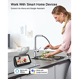 AMSEEN Solar Security Camera Wireless Outdoor with 360° Panoramic View, PIR Human Detection, 2K Night Vision, Spotlight and Siren, 2-Way Audio, Compatible with Alexa for Home Surveillance (C2-01)