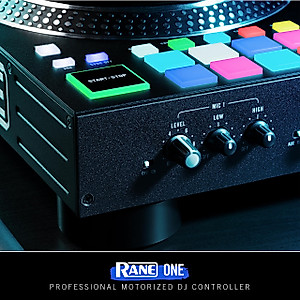 RANE ONE - Complete DJ Set and DJ Controller for Serato DJ with Integrated DJ Mixer, Motorized Platters and Serato DJ Pro Included