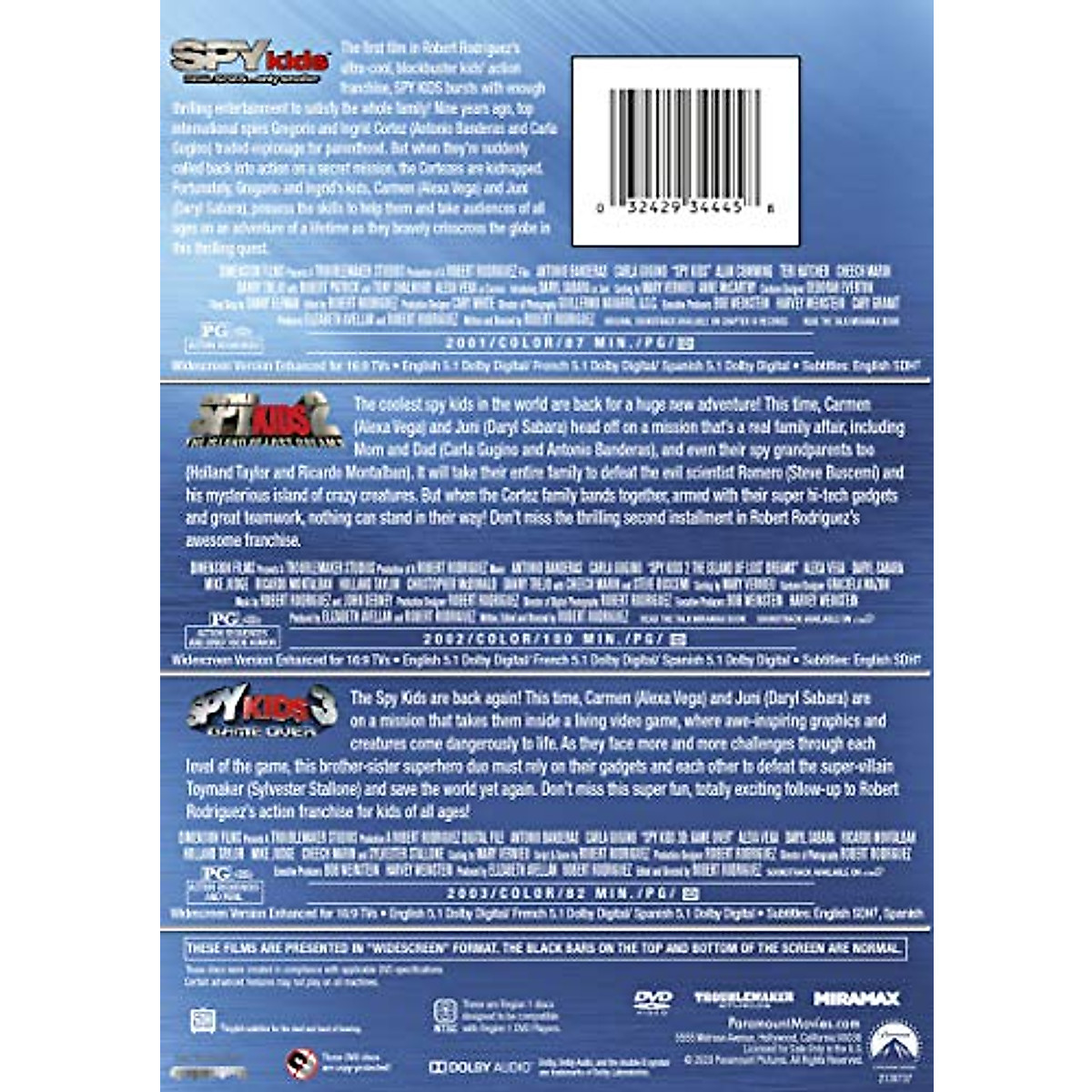 Spy Kids 3 Movie Collection