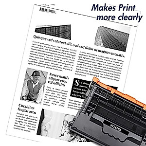147A Black Toner Cartridge 1-Pack (with Chip) Compatible Replacement for HP 147A 147X W1470A W1470X for HP Laserjet Enterprise M610n M611dn M611x M612dn M612x MFP M634h M635fht M635h Printer Ink