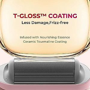 Hair Crimper Waver Curling Iron, TYMO Deep Waver Hair Tool, Ionic Beach Waves Curling Wand with Ceramic Tourmaline Barrel for Women, Anti-Scald, Quick & Easy, 9 Temps with LED Display, Dual Voltage