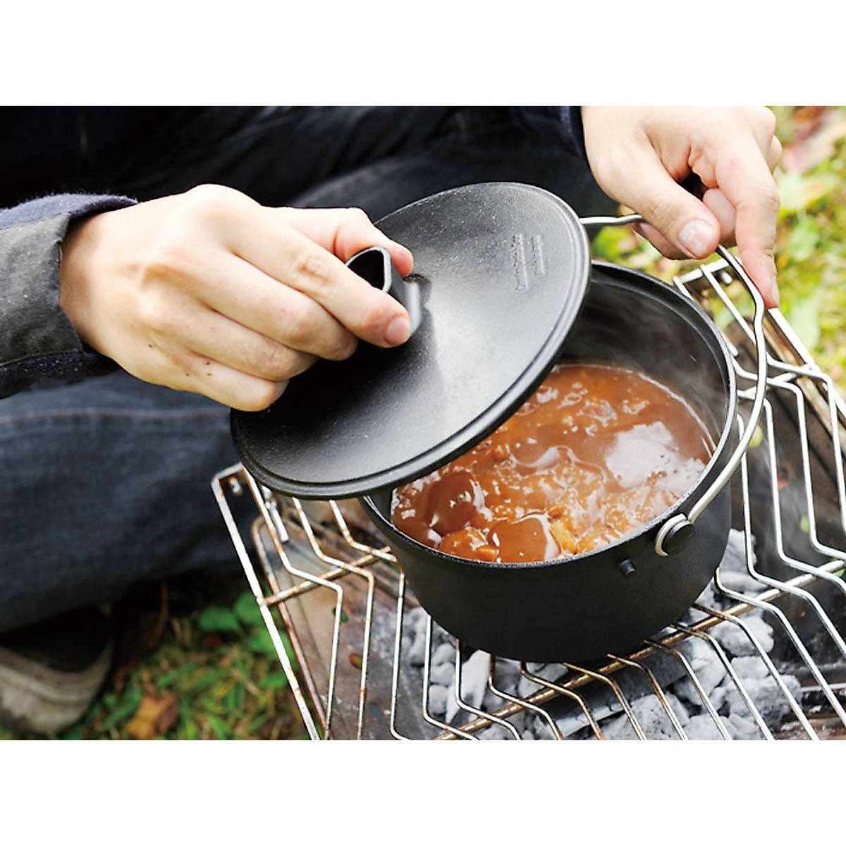 Snow Peak Cast Iron Duo Cooker