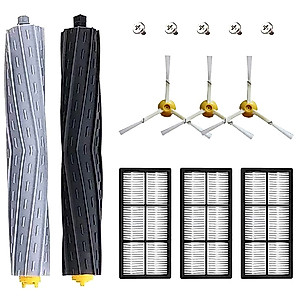 MZY LLC 13 Pack Replacement Parts for iRobot Roomba 800 900 Series 805 860 870 871 880 890 960 980 985 Vacuum Accessories, Replenishement Kit with 1 Debris Extractor 3 Filters 3 Side Brushes & Screws