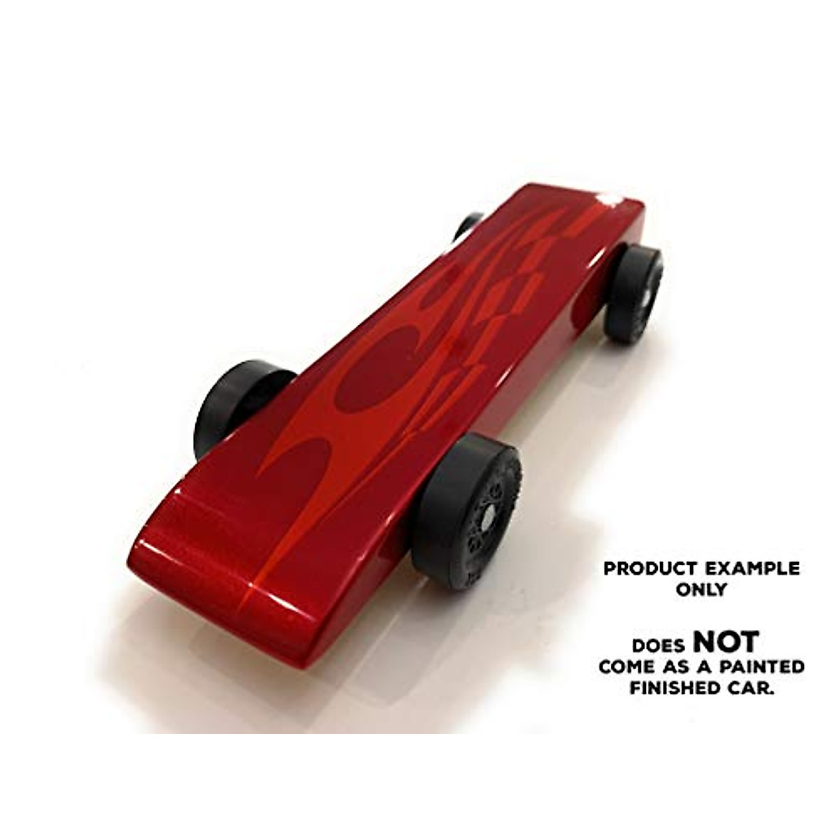 Maximum Velocity Derby Car Kits | Bulk Pack (12) | Pine Block Wedge Shaped Kits Includes Wheels & Axles | Pinewood Car Kits