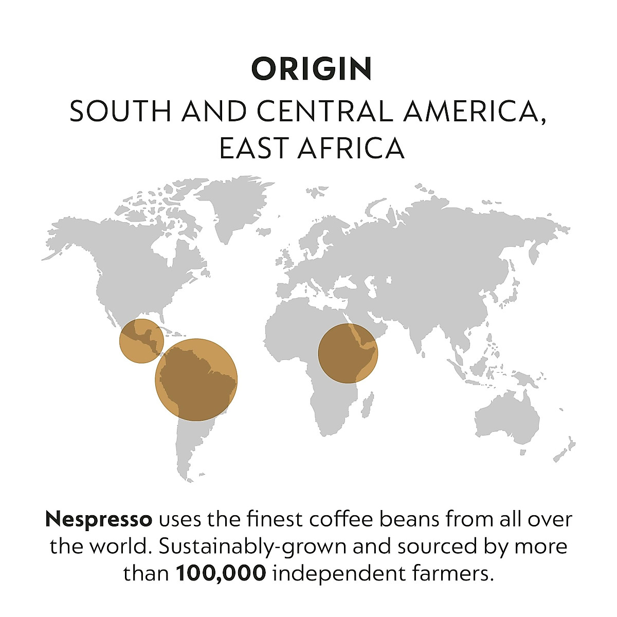 Nespresso Capsules OriginalLine, Ristretto Decaffeinato, Dark Roast Coffee, 50 Count Coffee Pods, Brews 0.85 Ounce (ORIGINALLINE ONLY)