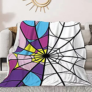 Wednesday Flannel Throw Blanket Cozy Soft Lightweight Throw Blankets Wednesday Flannel Blanket for Sofa, Bed, Couch, Office, Travel, RV, Camping Wednesday Throw Blanket for Kids Adults 60x50 in