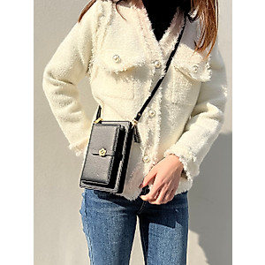 AnsTOP Small Crossbody Bag for Women - Phone Purse Crossbody Cell Phone Purse for Women with 2 Strap