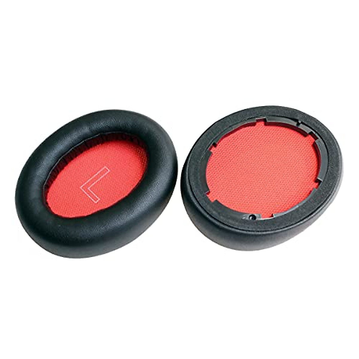 V-MOTA Earpads Compatible with Soundcore Anker Life Q10 / Q10bt Wireless Headset,Replacement Cushions Repair Part (Black+Red)