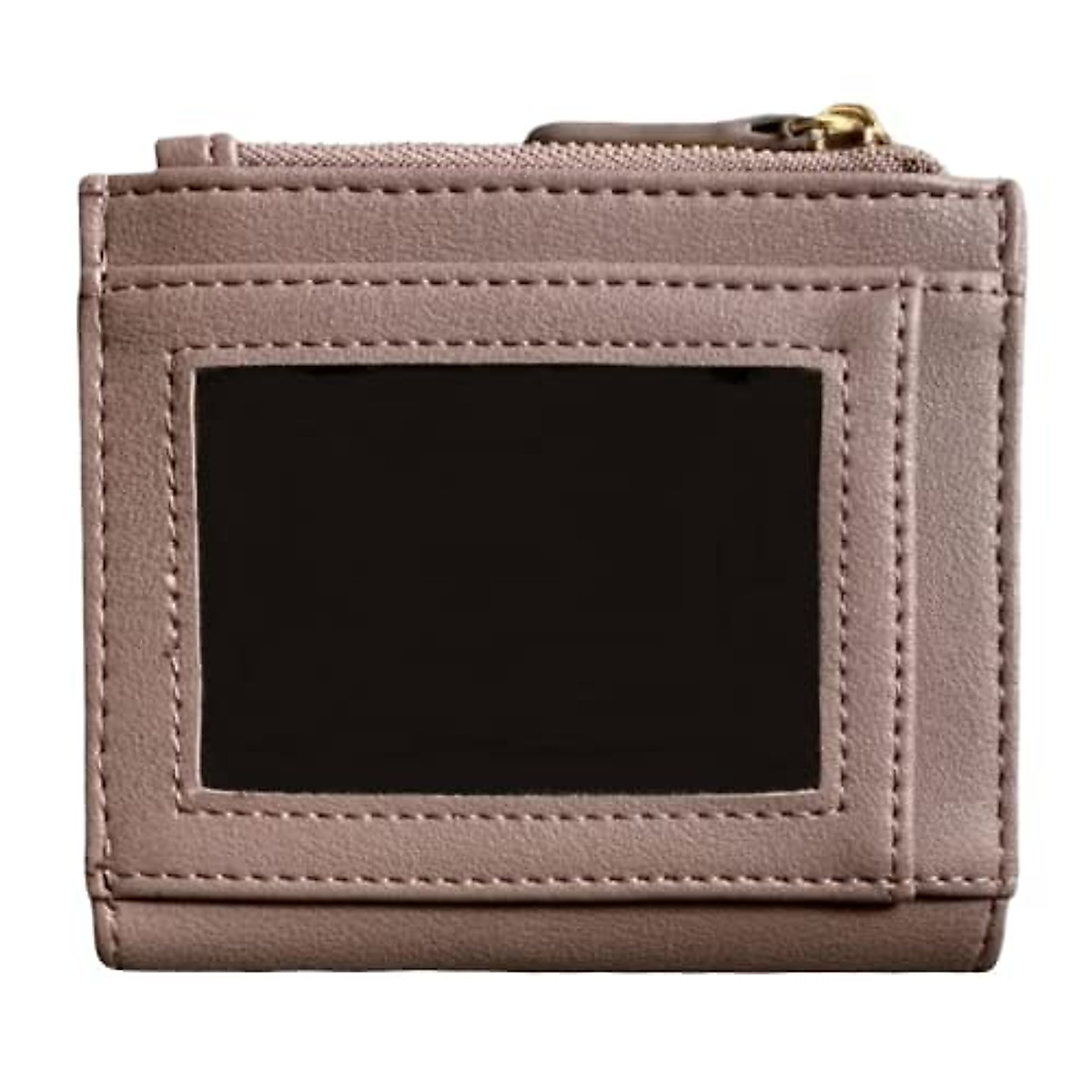 Steve Madden French Faux Leather Wallet (Mauve)