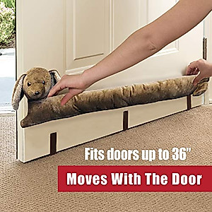 TWIN DRAFT GUARD Doggie Draft Stopper for Doors and Windows