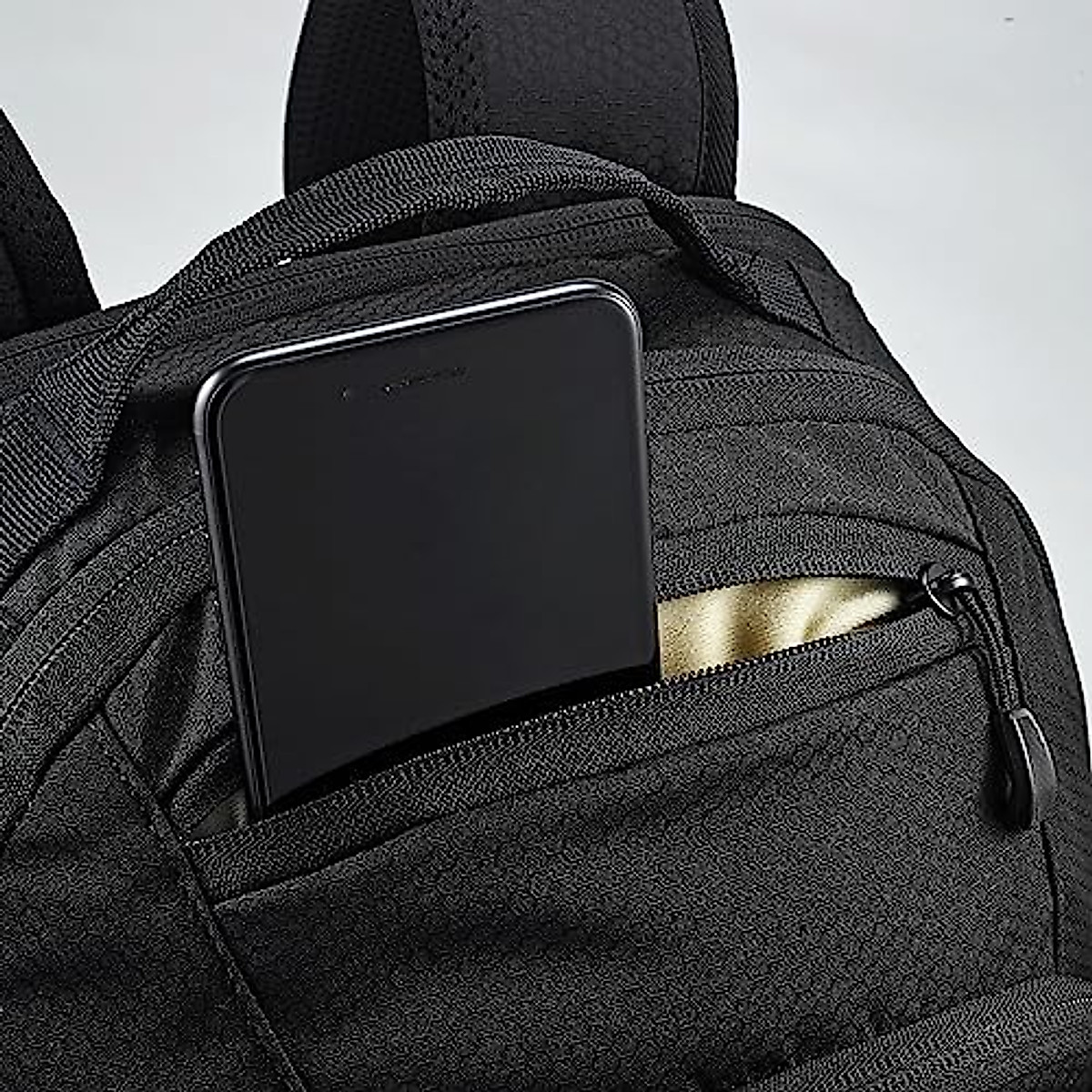 High Sierra Swoop SG School Backpack Book Bag Travel Laptop Bag with Drop Protection Pocket, Tablet Sleeve, and 360 Reflectivity, Black