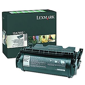 Lexmark 12A7462 High-Yield Toner, 21000 Page-Yield, Black