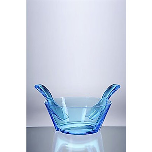 Mario Luca Giusti Salad Bowl Wservers Turquoise