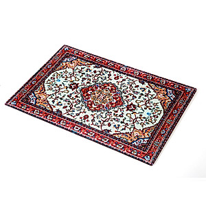 Peleg Design Rugboard Tempered Glass Cutting Board for Kitchen, Multi Purpose Decorative Glass Chopping Board, Heat Resistant Shatter Resistant Serving Tray (9.6 x 14.4 inches)