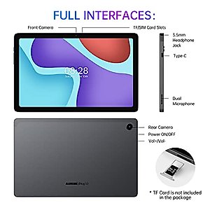 ALLDOCUBE 2K Tablet Android 12 iPlay 50 Pro 10.4'' Tablet, 8GB+128GB Storage, 4G LTE& 2.4/5GHz WiFi, Octa-Core CPU, 5MP+8MP Camera, 2000x1200 Screen Resolution, BT5.2, GPS (2TB Expand)