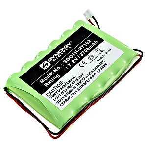 Synergy Digital Alarm System Battery, Compatible with Honeywell 300-03866 Alarm System, (Ni-MH, 7.2V, 3700mAh) Ultra High Capacity, Replacement for Honeywell 300-03866 Battery