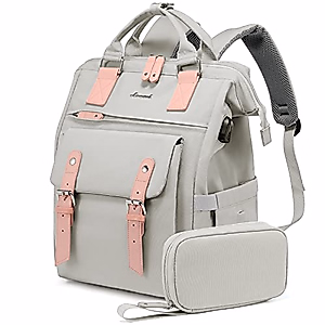 LOVEVOOK Laptop Backpack for Women, Teacher Nurse Bag Work Travel Computer Backpacks Purse,Daypack