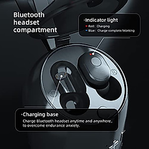 TOR-OLE Portable Bluetooth Speaker with Wireless Headphone, Waterproof Wireless Speaker Outdoor Speakers Support Karaoke TF Card Auxiliary Input U Disk to Play MP3 Music, Bluetooth 5.0 for Home,Party