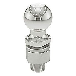 CURT 40055 Stainless Steel Trailer Hitch Ball, 15,000 lbs, 2-5/16-Inch Diameter, 1-1/4 x 2-5/8-Inch Shank