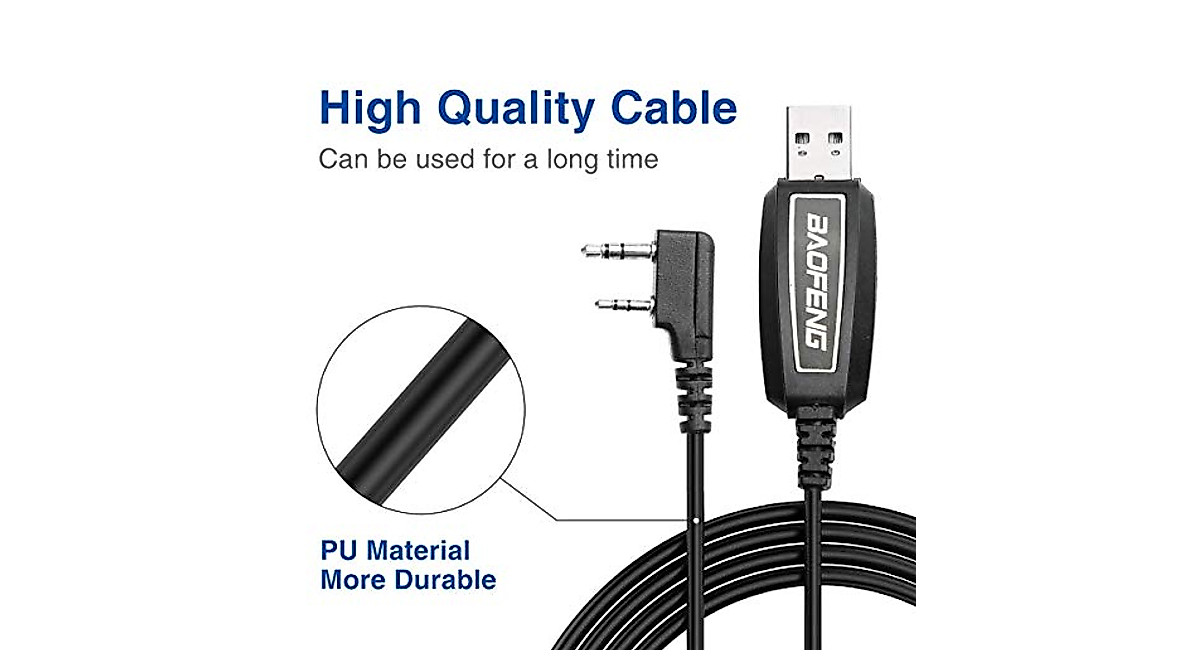 Baofeng USB Programming Cable PL2303 Support Chirp UV-5R, BF-888S