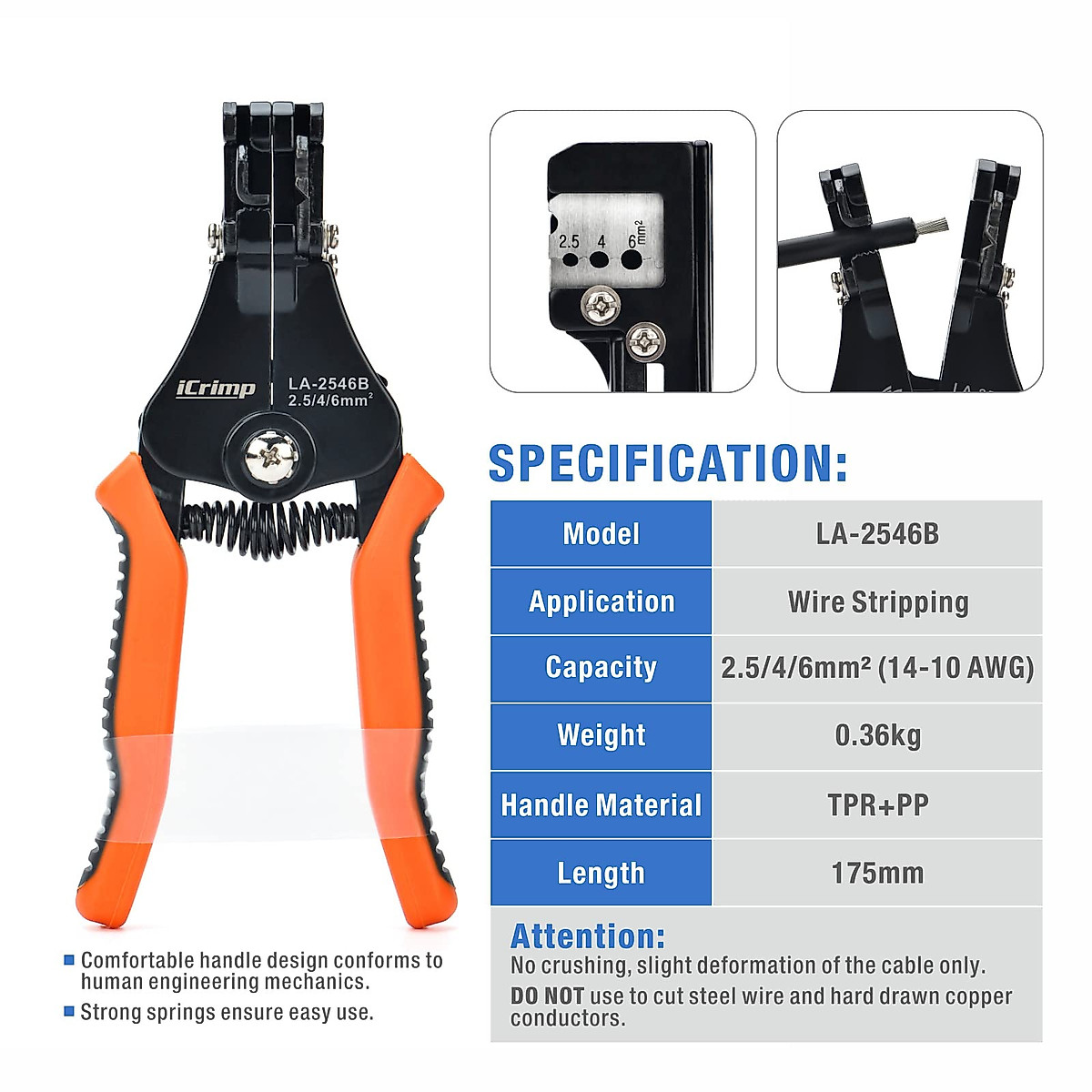 IWISS iCrimp Solar PV Cable Crimping Tool Kit for 2.5/4/6mm² with Stripper,Cutter, Solar Spanner and Solar Connectors