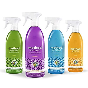 Method Antibacterial All-Purpose Cleaner, Citron, 28 Ounce, 4 count (Pack of 1) Packaging May Vary