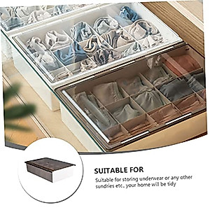 FONDOTIN 1Pc Box Storage Box plastic drawer plastic tray wall mounted drawers underwear sock organizer DIY underwear storage Socks Storage Container pp Underwear Storage Bin tie drawer box