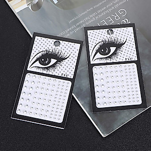 Magitaco Face Jewels Eye Gems Rhinestone Stickers Makeup Rhinestones for Eyes Self Adhesive Rhinestones Rainbow Crystal Body Nail Face Gems Stick On for Women