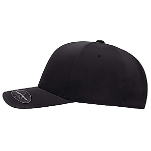 Flexfit Men's Delta Seamless Cap, Black, L/XL