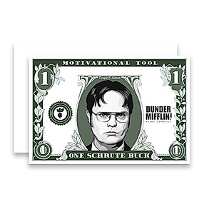 Dwight Schrute Inspired “Schrute Bucks” Card Pack of 5