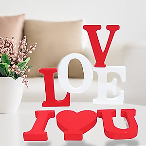 AOCEAN 6 Inch White Wood Letters - Unfinished Wood Letters for Wall Christmas Decor Standing Letters Slices Sign Board Decoration for Xmas Home Party Projects (K)