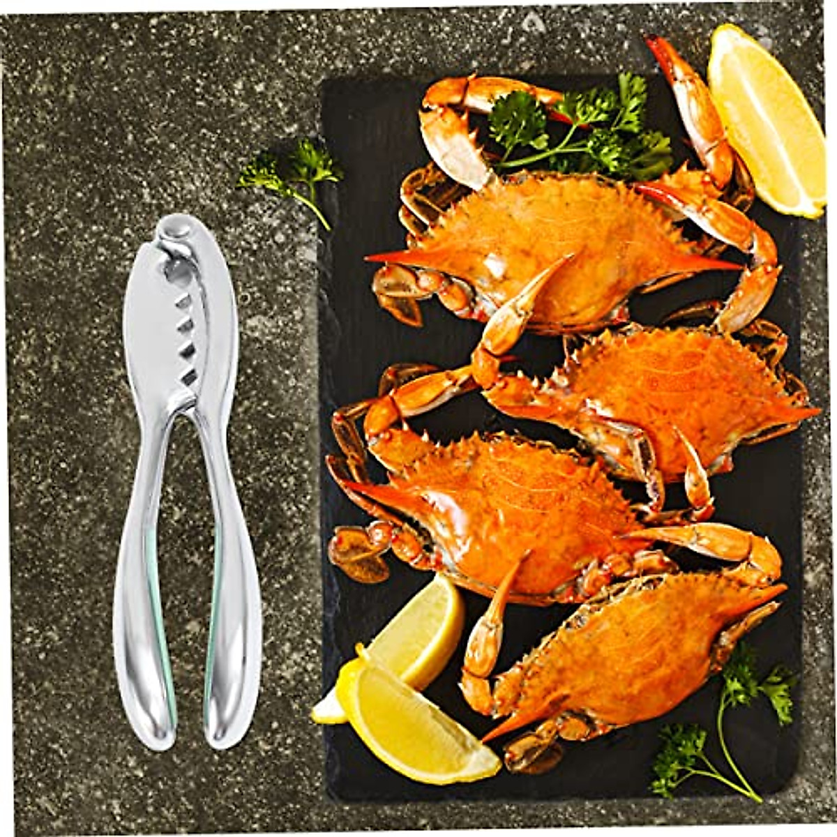 Cabilock 1pc Crab Tools Walnut Stainless Steel Bottle Opener Crab Leg Crackers Household Tools Seafood Opener Home Crab Tools Crab Pliers Tool Crab Pliers Tools Biscuit Lobster Crab
