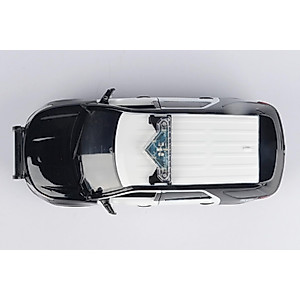 2015 Police Interceptor Utility Black and White Los Angeles Police Department (LAPD) with Flashing Light Bar and Front and Rear Lights and Sounds 1/24 Diecast Model Car by Motormax 79540