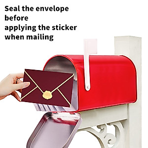 DreamBuilt 300pcs Gold Embossed Wax Seal Looking Heart Envelope Seals for Wedding Invitations / Greeting Cards / Party Favors, Self-Adhesive