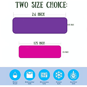 Custom Waterproof Dishwasher Safe Kid Name Labels for Daycare(128 Pack), Camp, School Supply, Baby Bottles, Lunch Boxes and Cups, Travel. Cute Personalized Design Name Stickers (Pattern 17)