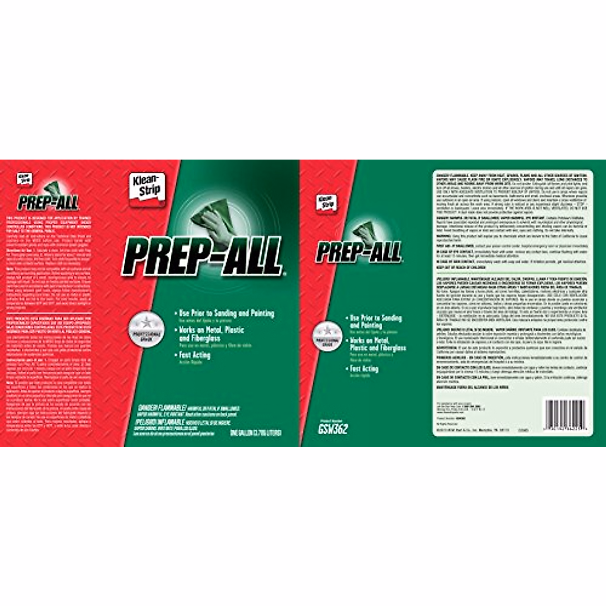 Kleanstrip Prep-All Wax & Grease Remover, Gallon (KLE-GSW362)