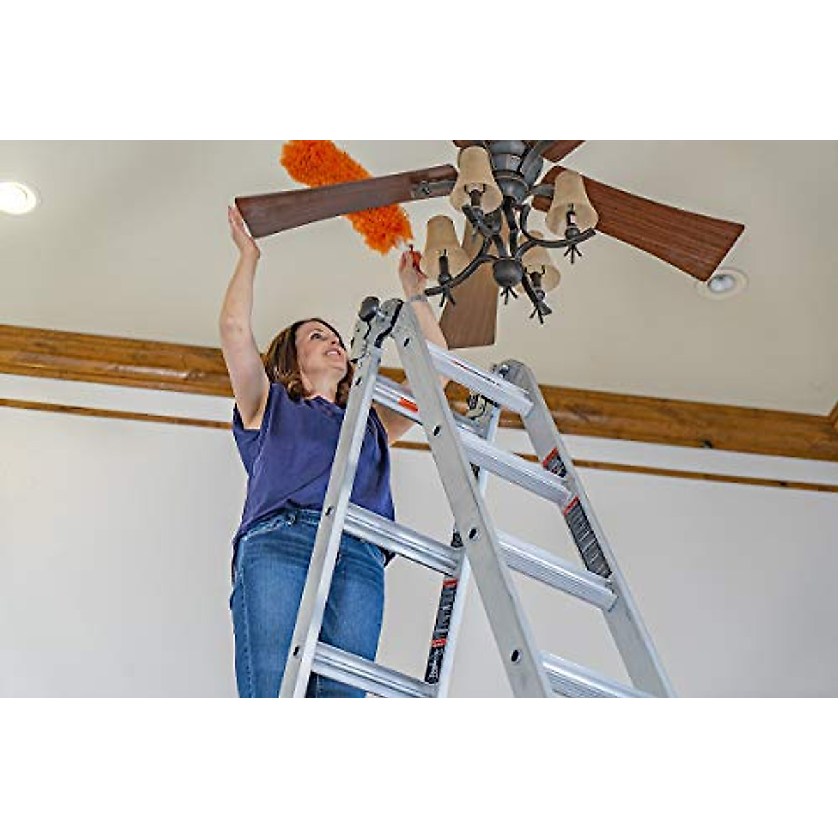 Little Giant Ladders, Epic, M26, 26 ft, Multi-Position Ladder, Aluminum, Type 1A, 300 lbs weight rating, (16826-818)