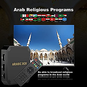 BOMIX 2023 Arabic TV Box Arabic Box with Thousands of Shows in HDR Image Quality in Portable Box with 64bit ARM