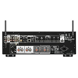 Denon Receiver DRA-900H - 2-Channel Stereo Network Receiver - 100W/Ch. Hi-Fi Amplification, Built-in HEOS, HDCP 2.3 Processing with ARC/eARC Support, Dolby Vision, HLG, Dynamic HDR