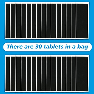 Haisalin 30Pcs Fingerboard Foam Grip Tape, 38mmX110mm Fingerboard Grip Tape,Foam Grip Tape for Fingerboards(30)