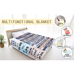 WSYEAR Mothers Day Birthday Gifts for Wife from Husband,Wife Birthday Gift Ideas,Mother Day Wedding Anniversary Birthday Romantic Gifts for her,Wife Blanket 60X50