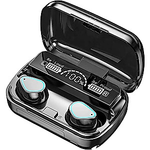 Wireless Earbuds, Bluetooth 5.2 Earbuds 140H Playtime Bluetooth Headphones HD Stereo Noise Cancelling Wireless Earphones in Ear with Mic, USB-C Charging Case, IP7 Waterproof Headset for Sports