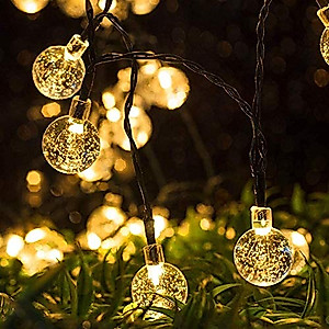 ZSMPY Fairy Lights Solar Fairy Lights 20 Lights-300 Lights Warm White 3M-30M Copper Wire Lights, Outdoor/Indoor Solar Powered String Lights, Decorative Lighting for Home, Garden, Party, Festival