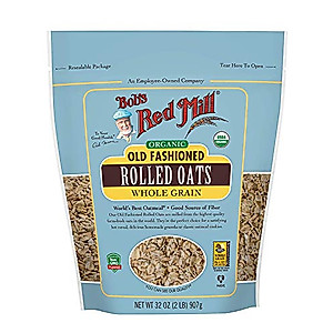 Bob's Red Mill Organic Old Fashioned Rolled Oats 32 OZ ( Pack - 3 )