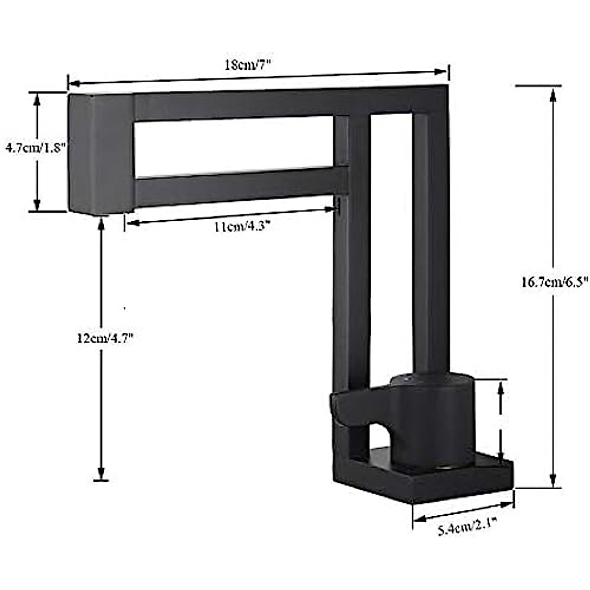 Faucets Bath Basin Sink Mixer Taps Brass Bathroom Taps Square Vessel Sink Faucet Black Basin Mixer Cold Hot Water