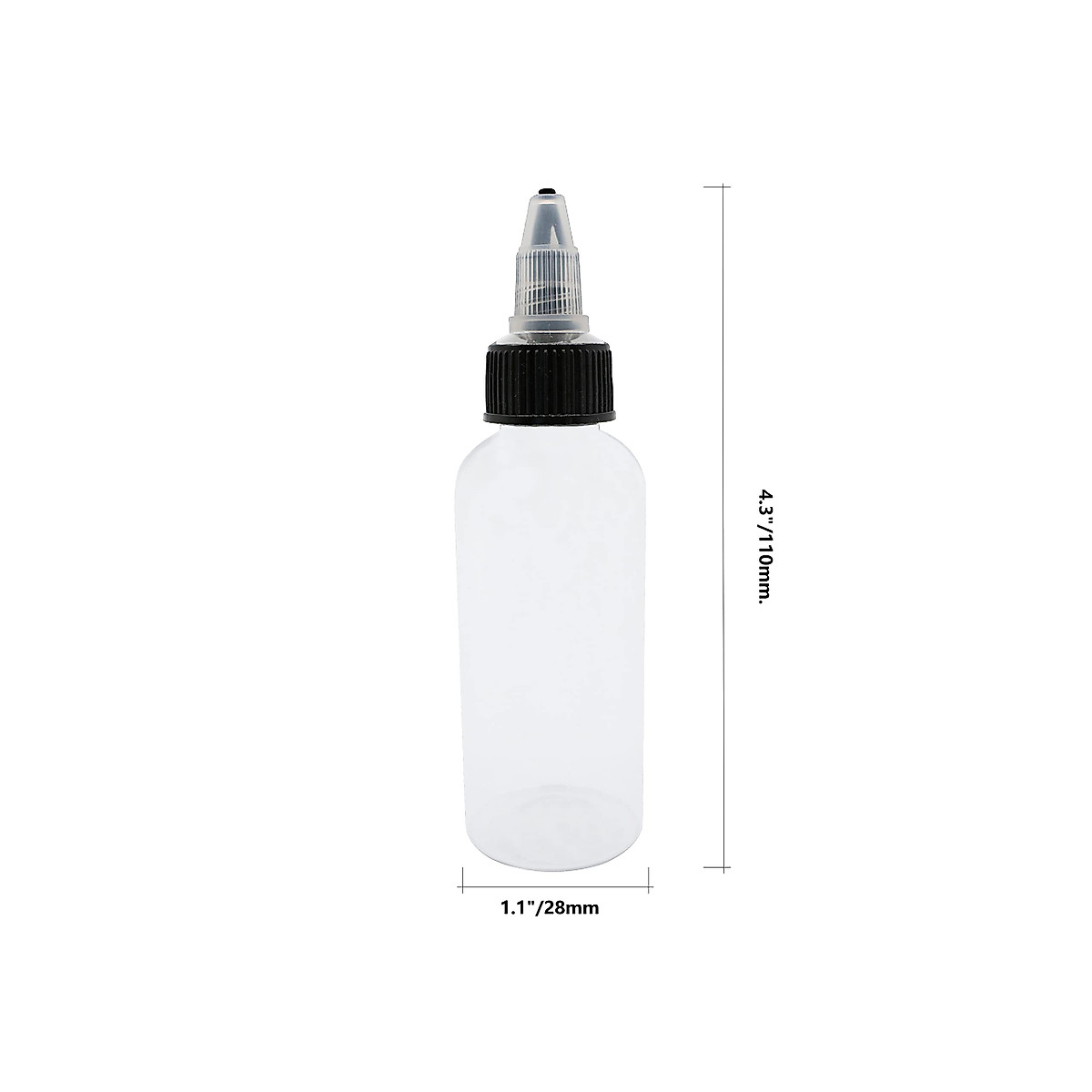 PET Plastic Extruded Liquid Bottle,squeeze bottle,dropper ,dispensing bottle,10 Pcs 1 oz Bottles,Laboratory wash Bottle,drip Bottle,Tattoo Ink,Watercolor Pigment Bottle, Ink Discharge Bottle(30ml)